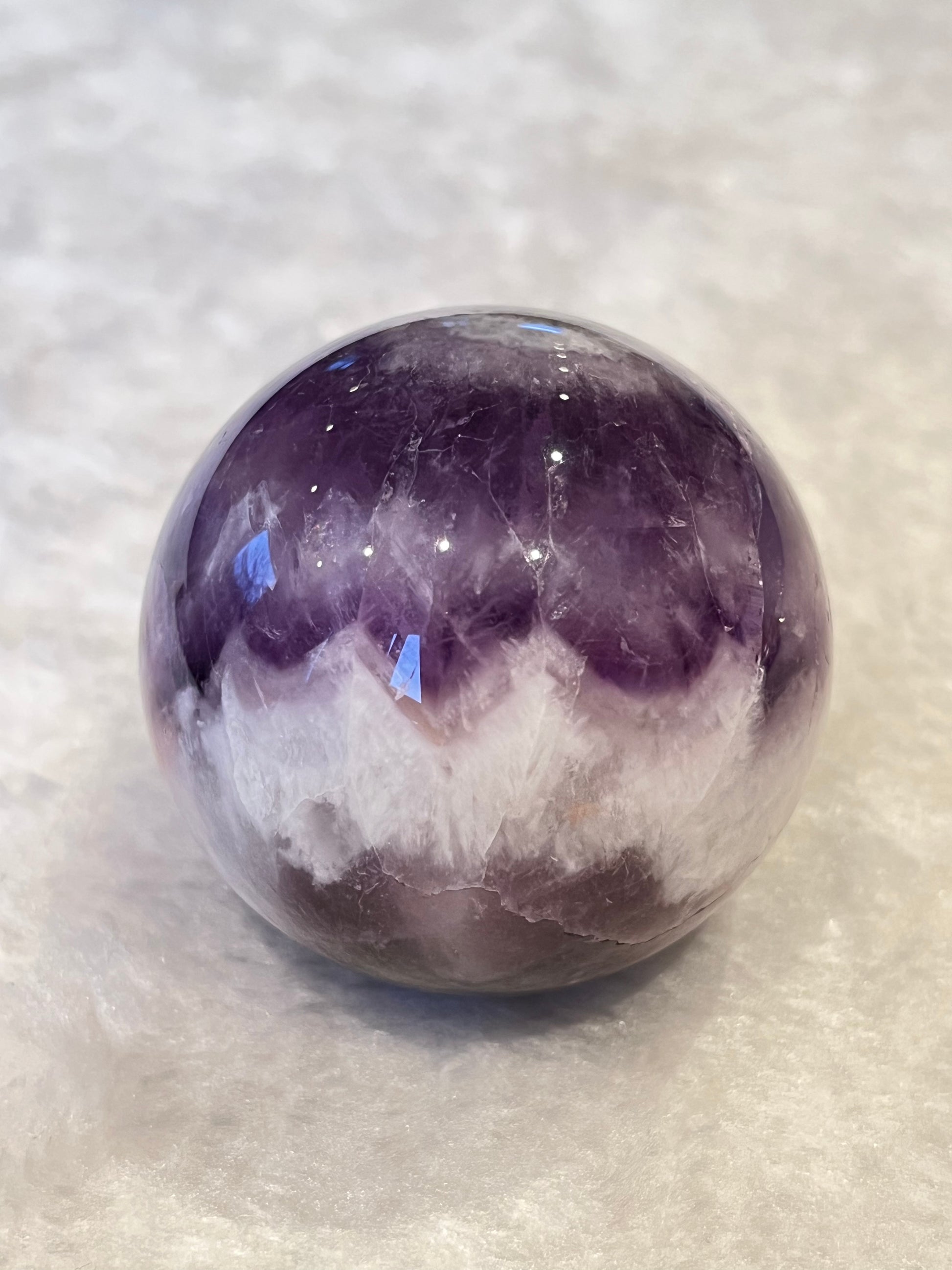 Bånd Ametyst Kule-B – DAZZLING KRYSTALLER & STEINER AS